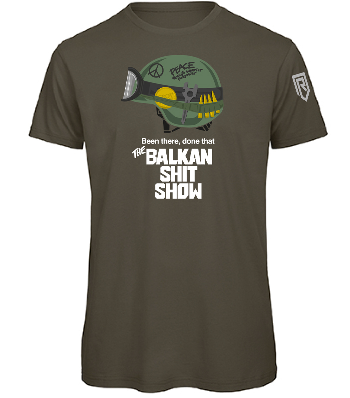 The Balkan Shit Show Green Helmet - Rekyl