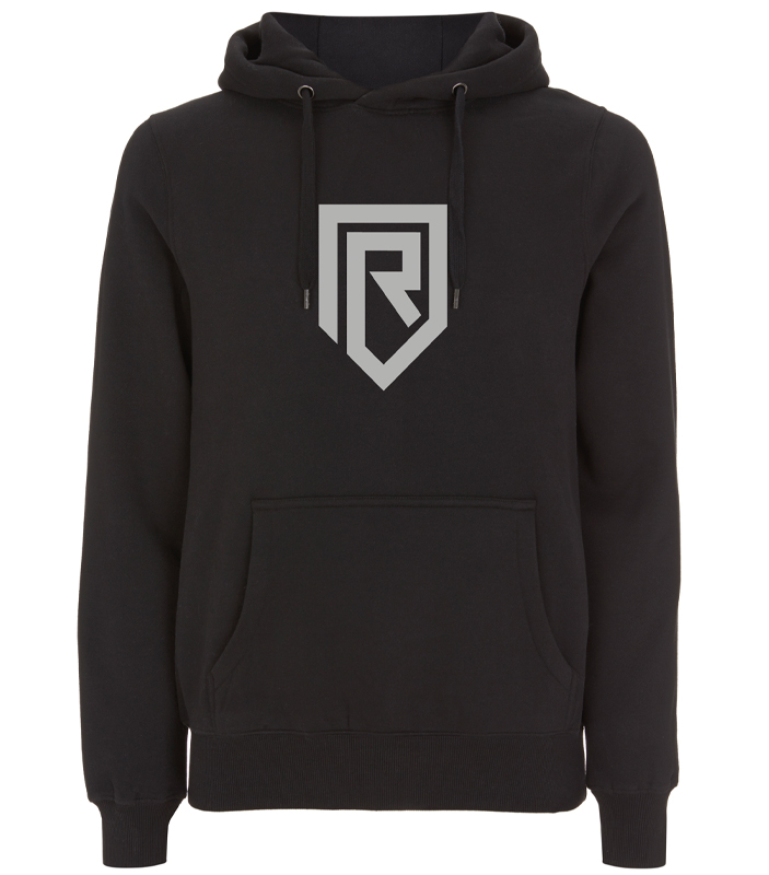 R Shield Hoodie - Black - Rekyl